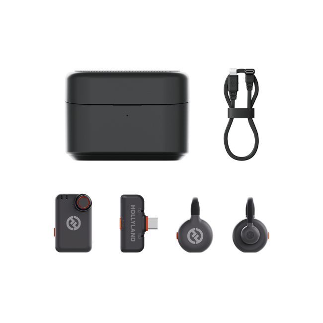 Hollyland LARK M2S - Logo-Free Wireless Microphone | Hidden Mic