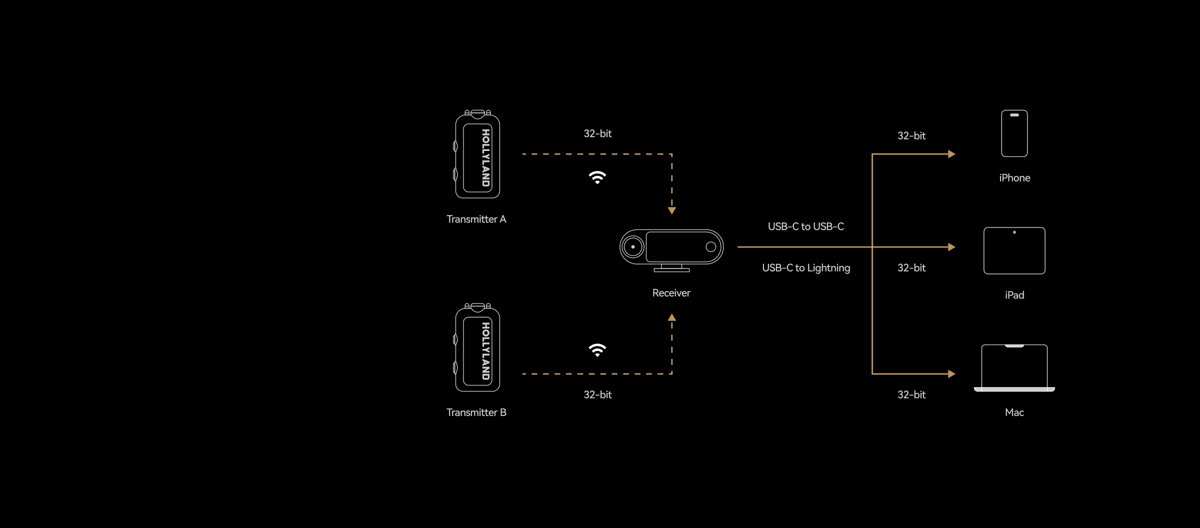 Hollyland LARK MAX 2 - Wireless Lavalier Microphone | Wireless Audio ...