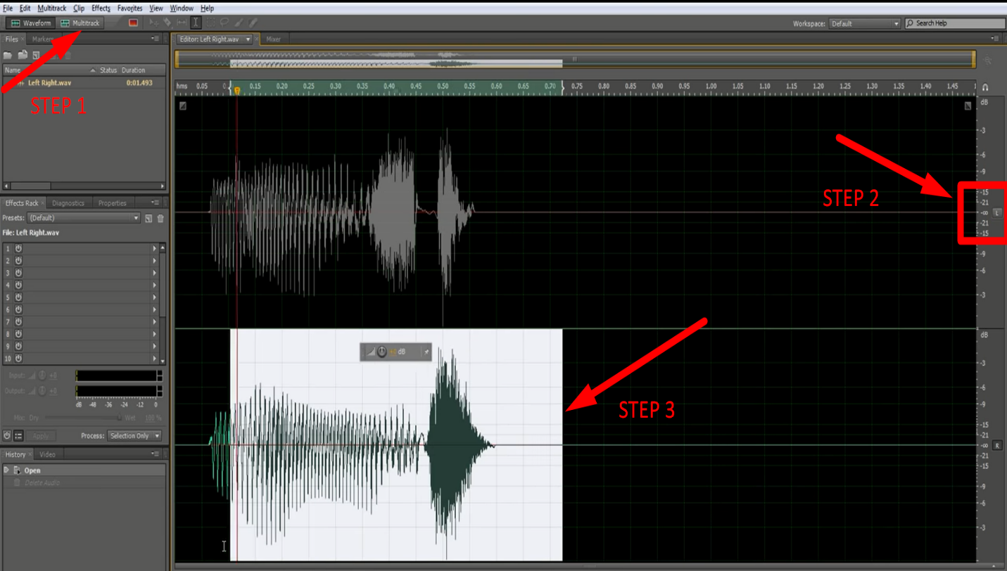 How to Copy Left Channel to Right Channel in Adobe Audition - Hollyland
