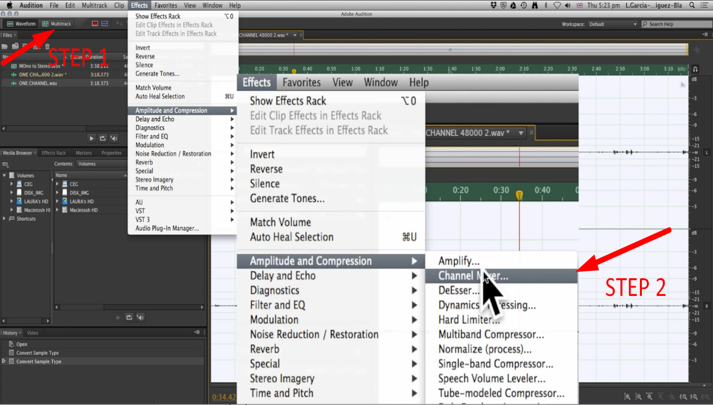 How to Copy Left Channel to Right Channel in Adobe Audition - Hollyland