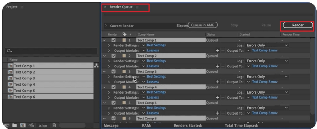 How to Clear Render Queue in After Effects - Hollyland