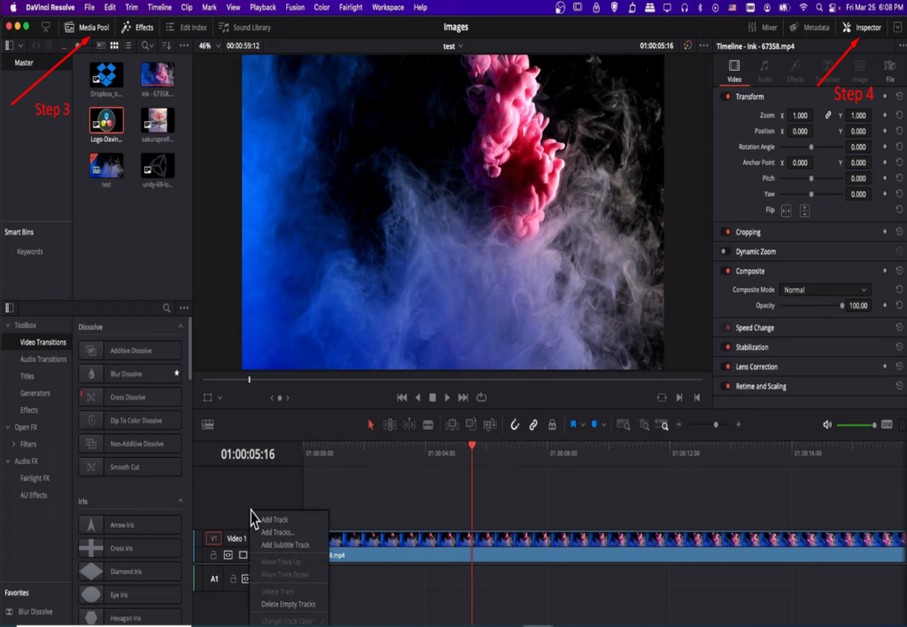 How to fix PNG image not transparent in Davinci Resolve - Hollyland