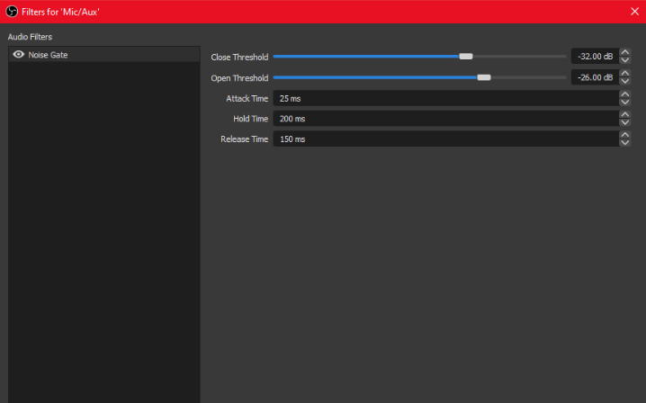 Best Noise Gate Settings in OBS (Open Broadcaster Software) - Hollyland