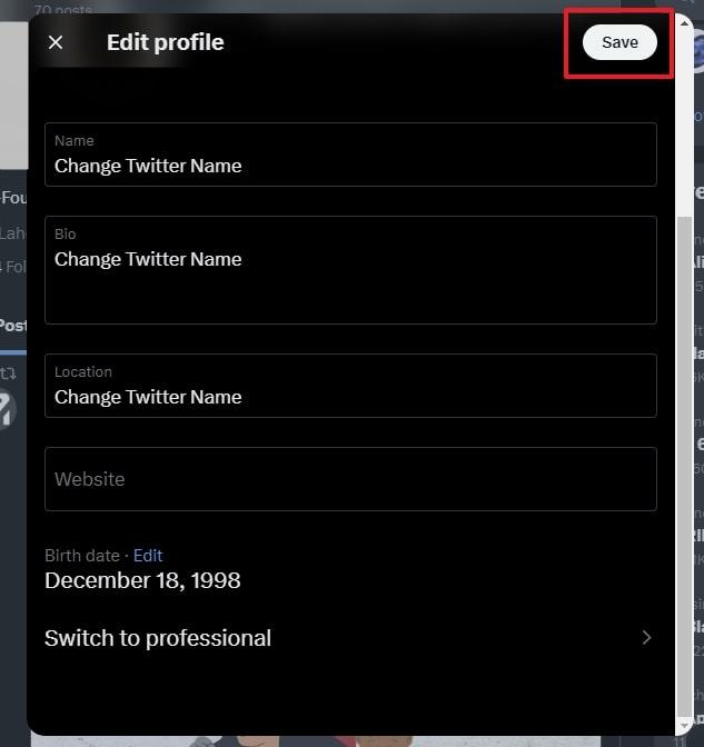 How To Change Twitter Name Not Username? [Step by Step] - Hollyland