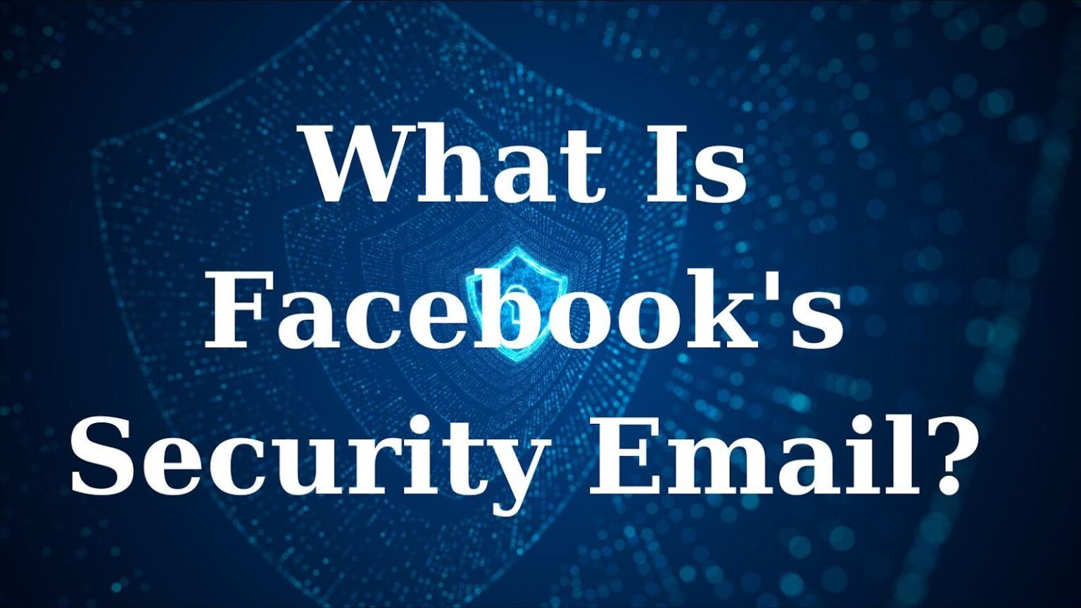 What Is Facebook's Security Email? - Hollyland