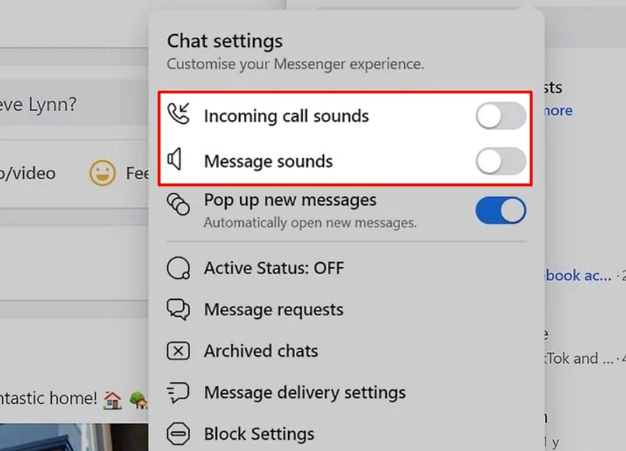 How to Turn Off Click Sounds on Facebook - Hollyland