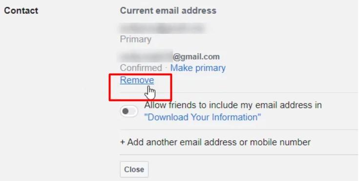 How to Remove an Email from Facebook [Step by Step] - Hollyland