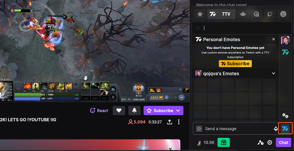 How To Use 7TV Emotes on Twitch - Hollyland