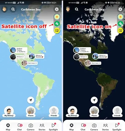 What is Snapchat Camera Icon next to Snap - Hollyland