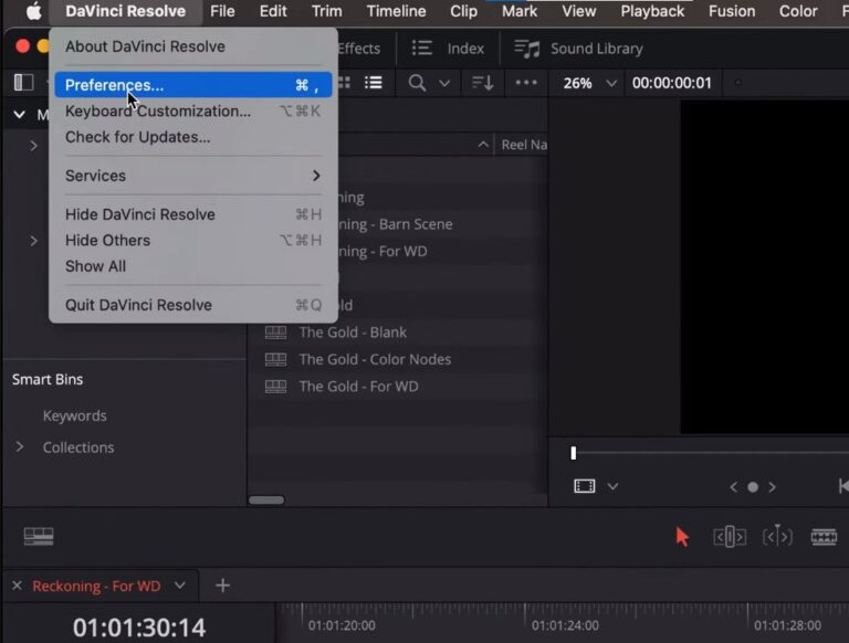 Fixing the Fusion Composition on the Current Frame in DaVinci Resolve - Hollyland