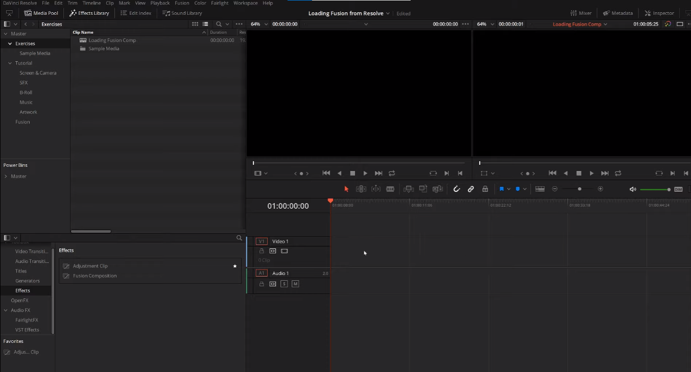 Fixing the Fusion Composition on the Current Frame in DaVinci Resolve - Hollyland